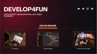 Développement chez Develop4fun : cours en ligne